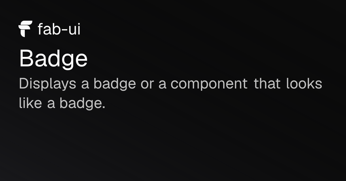 Badge
