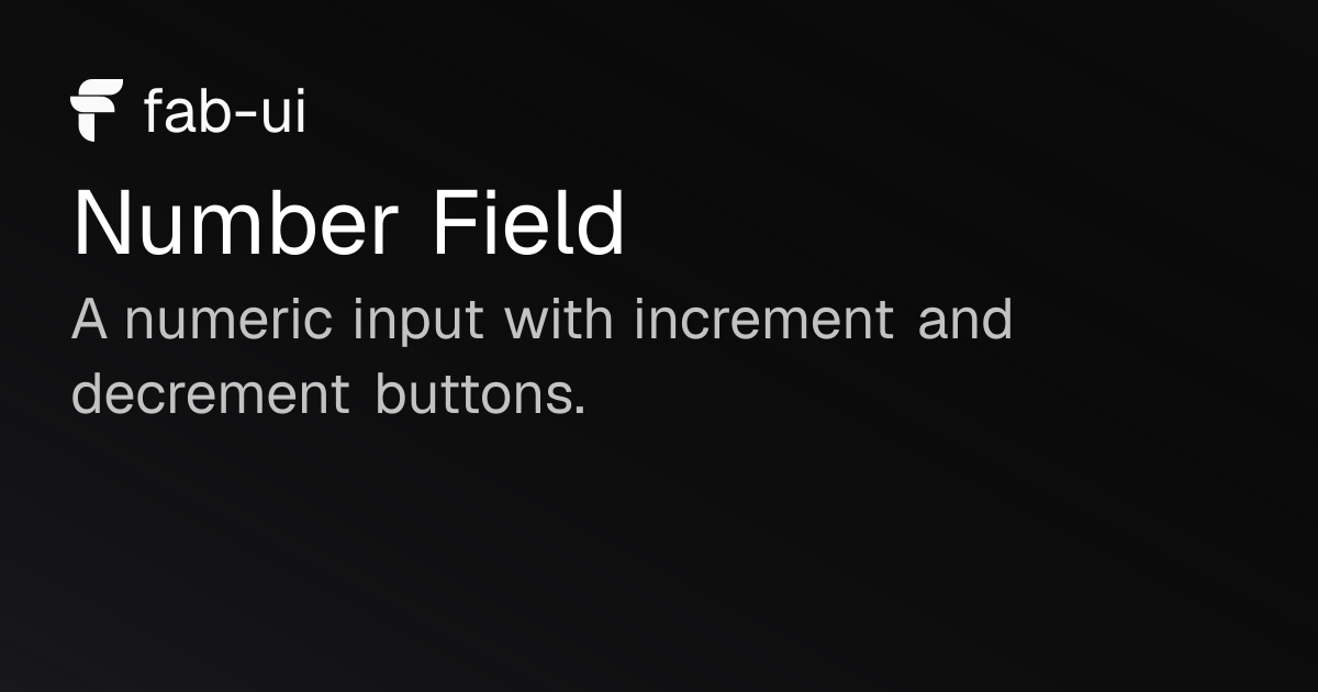 Number Field